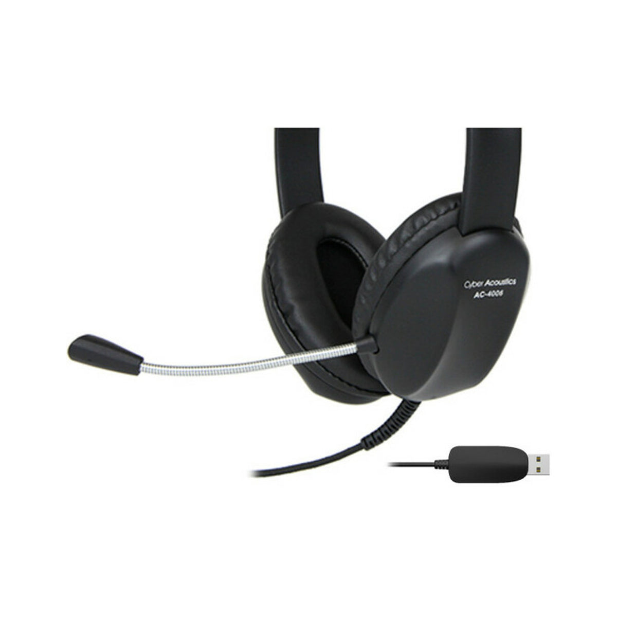 Cyber Acoustics AC-4006 USB Stereo Headset – Tech to School