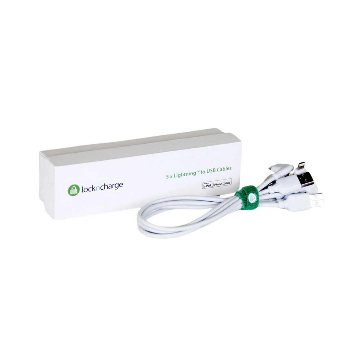 LocknCharge Lightning Cables (5 Pack) | Tech to School